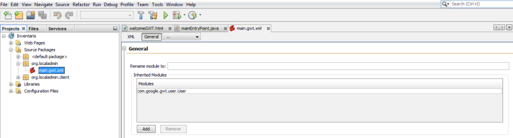 Tutorial: Construyendo aplicaciones con Java y GWT – DW Training